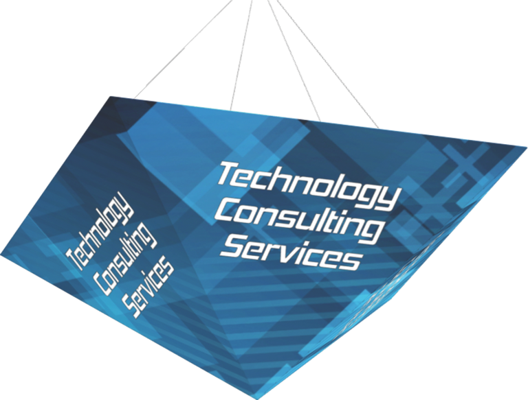 Trade Show Hanging Signs - Image Design and Communications